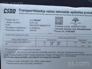 Черный Ауди Q8 2021 в Цесис, объемом двигателя 3.00 л и пробегом 0 тыс. км за 43900 €, фото 28 на AUTOMOTO.COM.LV