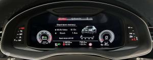 Black Audi Q8 2021 in Kaunas, with an engine capacity of 2.97 L and mileage of 119 thousand km for 48500 €, photo 12 on AUTOMOTO.COM.LV