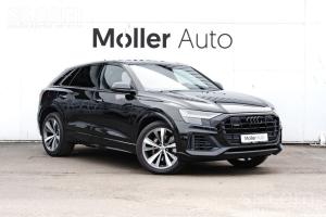 Black Audi Q8 2022 in Riga, with an engine capacity of 3.00 L and mileage of 108 thousand km for 47650 €, photo 3 on AUTOMOTO.COM.LV