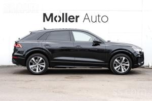 Black Audi Q8 2022 in Riga, with an engine capacity of 3.00 L and mileage of 108 thousand km for 47650 €, photo 6 on AUTOMOTO.COM.LV