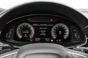 Black Audi Q8 2022 in Riga, with an engine capacity of 3.00 L and mileage of 108 thousand km for 47650 €, photo 19 on AUTOMOTO.COM.LV