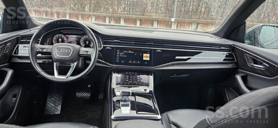 Melns Audi Q8 2022 Rīga, ar dzinēja tilpumu 3.00 L un nobraukumu 108 tūkst. km par 46500 €, foto 8 vietnē AUTOMOTO.COM.LV