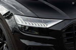 Black Audi Q8 2022 in Vilnius, with an engine capacity of 3.00 L and mileage of 140 thousand km for 58800 €, photo 3 on AUTOMOTO.COM.LV
