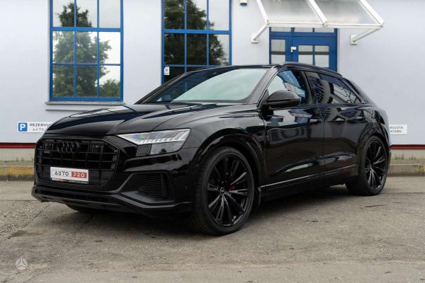 Melns Audi Q8 2022 Viļņa, ar dzinēja tilpumu 3.00 L un nobraukumu 140 tūkst. km par 58800 €, foto 7 vietnē AUTOMOTO.COM.LV