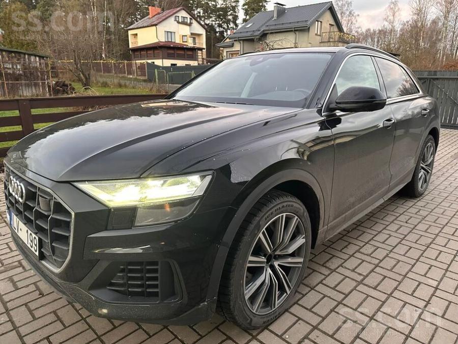 Черный Ауди Q8 2022 в Рига, объемом двигателя 3.00 л и пробегом 91 тыс. км за 49900 €, фото 3 на AUTOMOTO.COM.LV