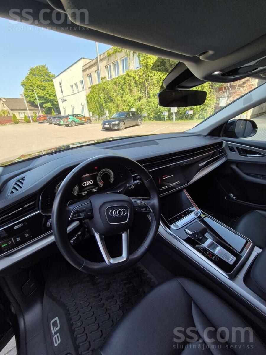 Melns Audi Q8 2023 Liepāja, ar dzinēja tilpumu 3.00 L un nobraukumu 60 tūkst. km par 70000 €, foto 7 vietnē AUTOMOTO.COM.LV