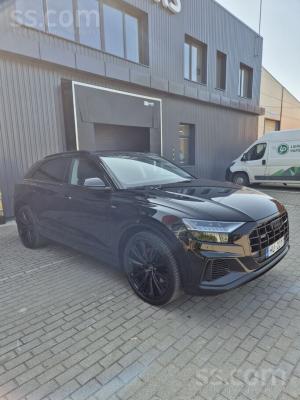Melns Audi Q8 2023 Liepāja, ar dzinēja tilpumu 3.00 L un nobraukumu 60 tūkst. km par 70000 €, foto 8 vietnē AUTOMOTO.COM.LV