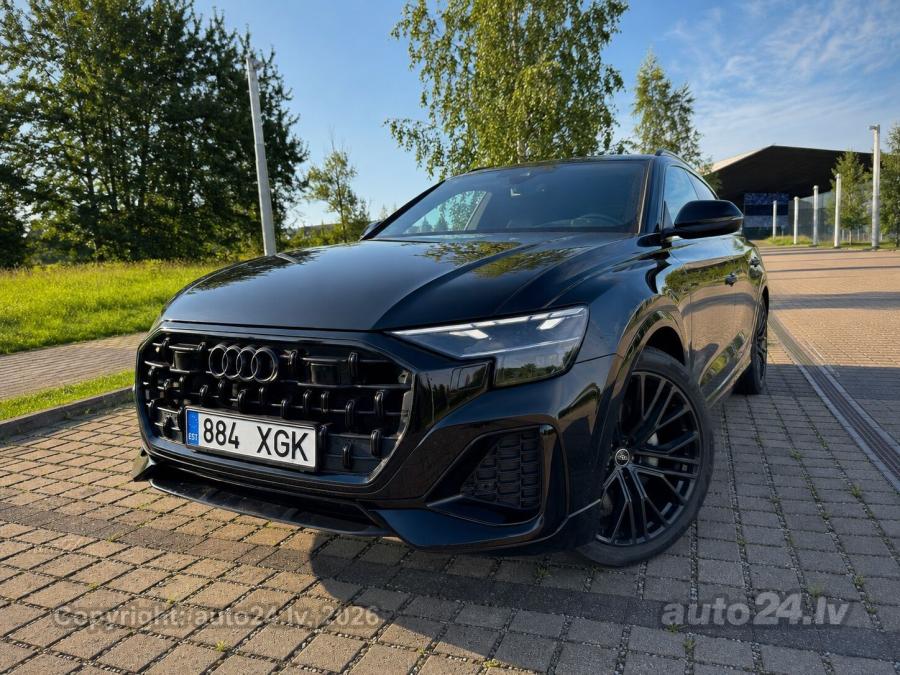 Черный Ауди Q8 2024 в Тарту, объемом двигателя 3.00 л и пробегом 35 тыс. км за 74000 €, фото 1 на AUTOMOTO.COM.LV