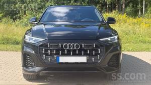 Melns Audi Q8 2024 Liepāja, ar dzinēja tilpumu 3.00 L un nobraukumu 58 tūkst. km par 65000 €, foto  vietnē AUTOMOTO.COM.LV