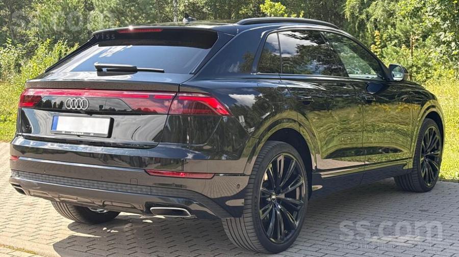 Melns Audi Q8 2024 Liepāja, ar dzinēja tilpumu 3.00 L un nobraukumu 58 tūkst. km par 65000 €, foto 5 vietnē AUTOMOTO.COM.LV