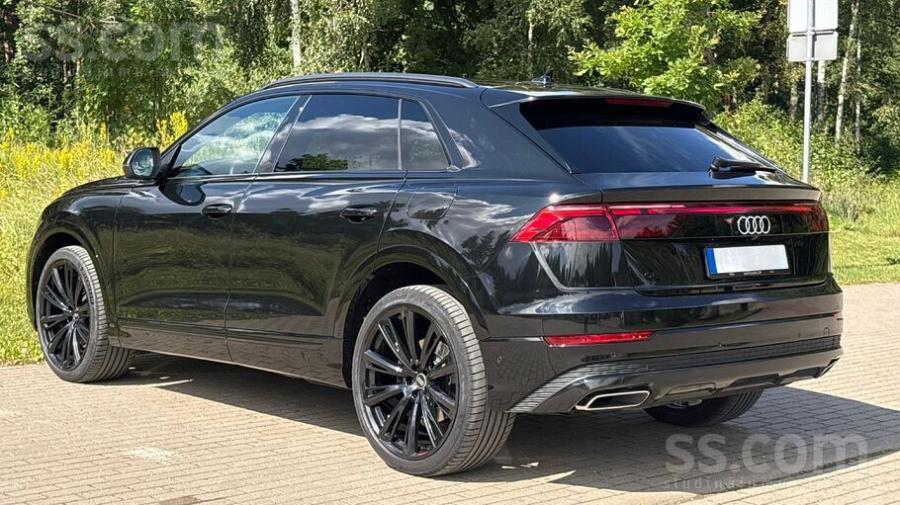 Melns Audi Q8 2024 Liepāja, ar dzinēja tilpumu 3.00 L un nobraukumu 58 tūkst. km par 65000 €, foto 8 vietnē AUTOMOTO.COM.LV