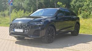 Melns Audi Q8 2024 Liepāja, ar dzinēja tilpumu 3.00 L un nobraukumu 58 tūkst. km par 65000 €, foto 10 vietnē AUTOMOTO.COM.LV