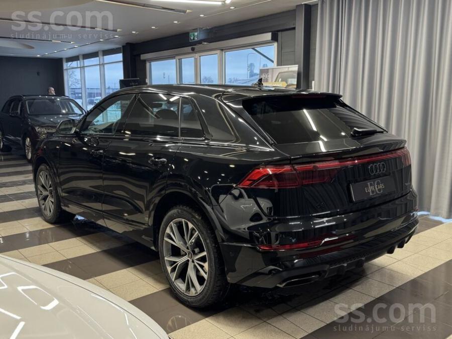 Melns Audi Q8 2025 Rīga, ar dzinēja tilpumu 3.00 L un nobraukumu 12 tūkst. km par 81990 €, foto 6 vietnē AUTOMOTO.COM.LV