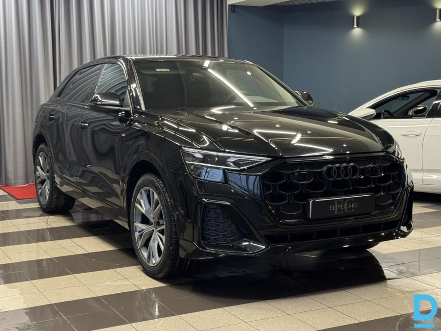 Black Audi Q8 2025 in Marupe, with an engine capacity of 3.00 L and mileage of 12 thousand km for 81990 €, photo 2 on AUTOMOTO.COM.LV