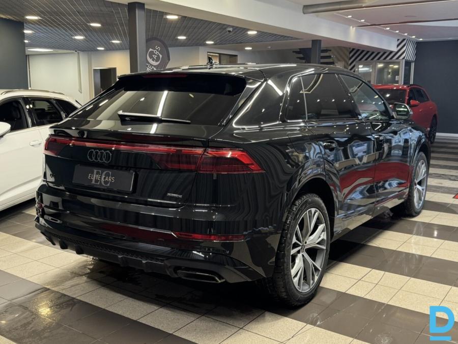 Black Audi Q8 2025 in Marupe, with an engine capacity of 3.00 L and mileage of 12 thousand km for 81990 €, photo 3 on AUTOMOTO.COM.LV