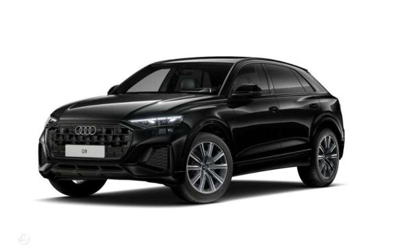 Melns Audi Q8 2025 Viļņa, ar dzinēja tilpumu 3.00 L un nobraukumu 25 tūkst. km par 74500 €, foto 1 vietnē AUTOMOTO.COM.LV