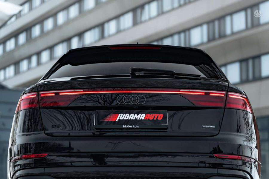 Black Audi Q8 2025 in Klaipeda, with an engine capacity of 3.00 L and mileage of 12 thousand km for 92500 €, photo 14 on AUTOMOTO.COM.LV