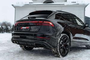 Black Audi Q8 2025 in Klaipeda, with an engine capacity of 3.00 L and mileage of 12 thousand km for 92500 €, photo 16 on AUTOMOTO.COM.LV