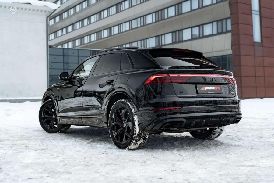 Black Audi Q8 2025 in Klaipeda, with an engine capacity of 3.00 L and mileage of 12 thousand km for 92500 €, photo 18 on AUTOMOTO.COM.LV