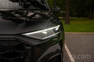 Black Audi Q8 2025 in Riga, with an engine capacity of 3.00 L and mileage of 19 thousand km for 78990 €, photo 4 on AUTOMOTO.COM.LV