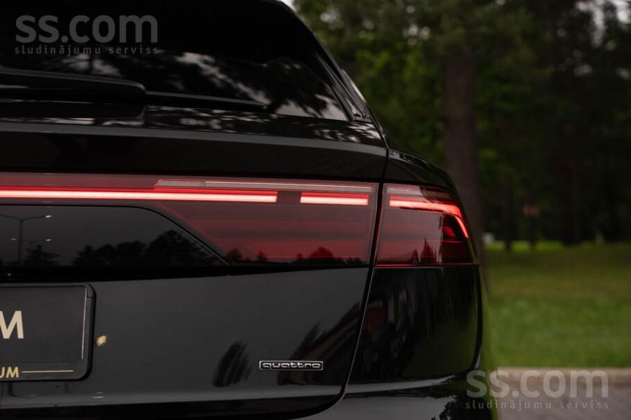 Black Audi Q8 2025 in Riga, with an engine capacity of 3.00 L and mileage of 19 thousand km for 78990 €, photo 7 on AUTOMOTO.COM.LV