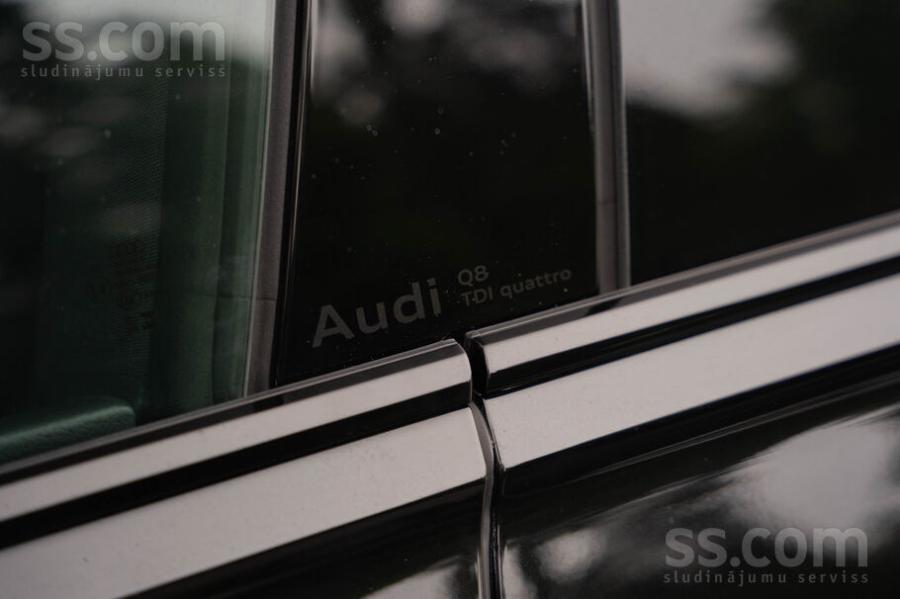 Black Audi Q8 2025 in Riga, with an engine capacity of 3.00 L and mileage of 19 thousand km for 78990 €, photo 10 on AUTOMOTO.COM.LV