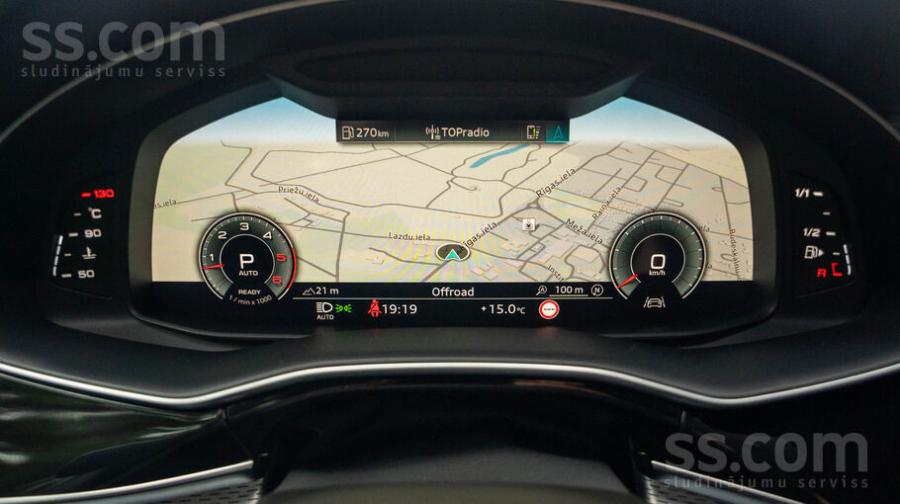 Black Audi Q8 2025 in Riga, with an engine capacity of 3.00 L and mileage of 19 thousand km for 78990 €, photo 17 on AUTOMOTO.COM.LV