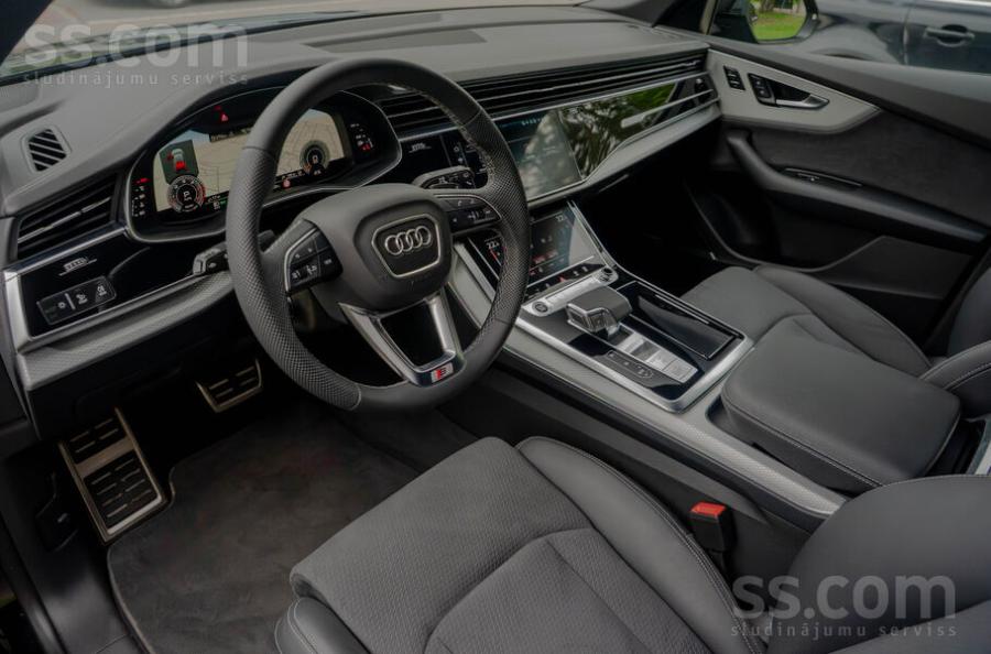 Black Audi Q8 2025 in Riga, with an engine capacity of 3.00 L and mileage of 19 thousand km for 78990 €, photo 19 on AUTOMOTO.COM.LV