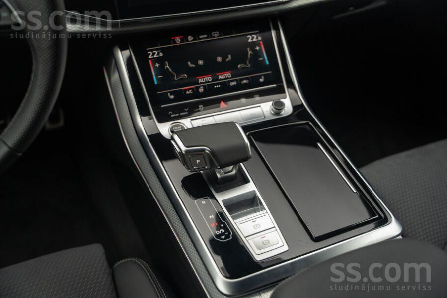 Black Audi Q8 2025 in Riga, with an engine capacity of 3.00 L and mileage of 19 thousand km for 78990 €, photo 23 on AUTOMOTO.COM.LV