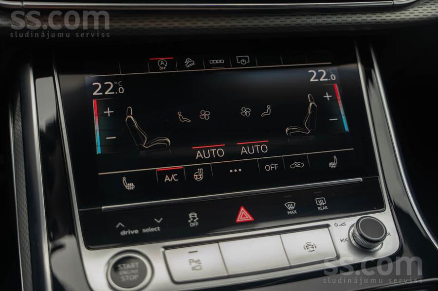 Black Audi Q8 2025 in Riga, with an engine capacity of 3.00 L and mileage of 19 thousand km for 78990 €, photo 24 on AUTOMOTO.COM.LV