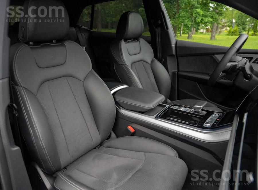 Black Audi Q8 2025 in Riga, with an engine capacity of 3.00 L and mileage of 19 thousand km for 78990 €, photo 29 on AUTOMOTO.COM.LV
