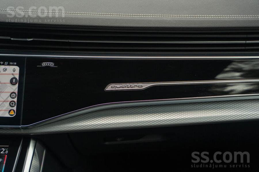 Black Audi Q8 2025 in Riga, with an engine capacity of 3.00 L and mileage of 19 thousand km for 78990 €, photo 31 on AUTOMOTO.COM.LV