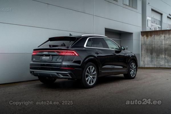 Black Audi Q8 2019 in Tartu, with an engine capacity of 3.00 L and mileage of 83 thousand km for 52900 €, photo 2 on AUTOMOTO.COM.LV