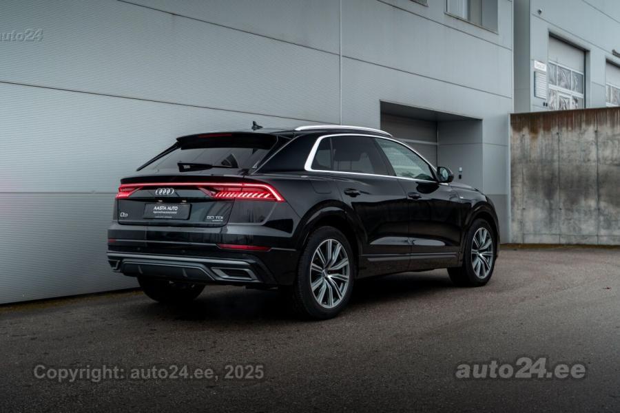 Black Audi Q8 2019 in Tartu, with an engine capacity of 3.00 L and mileage of 83 thousand km for 52900 €, photo 2 on AUTOMOTO.COM.LV