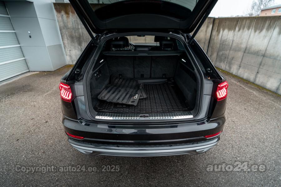 Black Audi Q8 2019 in Tartu, with an engine capacity of 3.00 L and mileage of 83 thousand km for 52900 €, photo 7 on AUTOMOTO.COM.LV