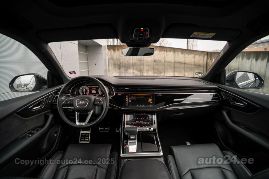 Black Audi Q8 2019 in Tartu, with an engine capacity of 3.00 L and mileage of 83 thousand km for 52900 €, photo 8 on AUTOMOTO.COM.LV