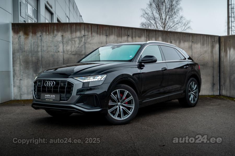 Black Audi Q8 2019 in Tartu, with an engine capacity of 3.00 L and mileage of 83 thousand km for 52900 €, photo 9 on AUTOMOTO.COM.LV