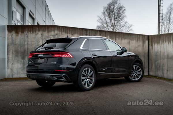 Black Audi Q8 2019 in Tartu, with an engine capacity of 3.00 L and mileage of 83 thousand km for 52900 €, photo 10 on AUTOMOTO.COM.LV