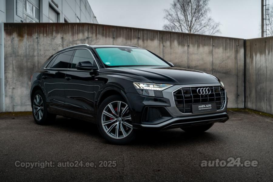 Black Audi Q8 2019 in Tartu, with an engine capacity of 3.00 L and mileage of 83 thousand km for 52900 €, photo 11 on AUTOMOTO.COM.LV