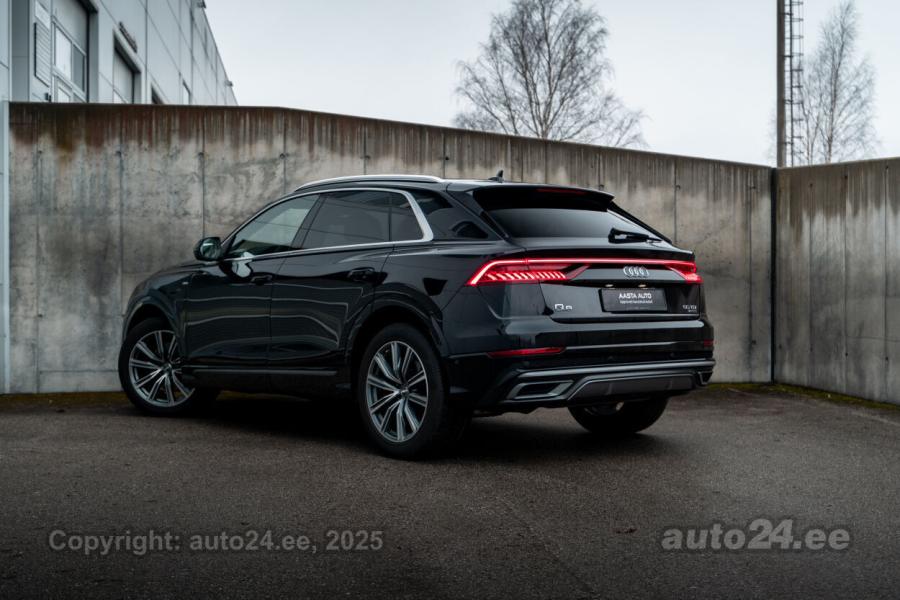 Black Audi Q8 2019 in Tartu, with an engine capacity of 3.00 L and mileage of 83 thousand km for 52900 €, photo 12 on AUTOMOTO.COM.LV
