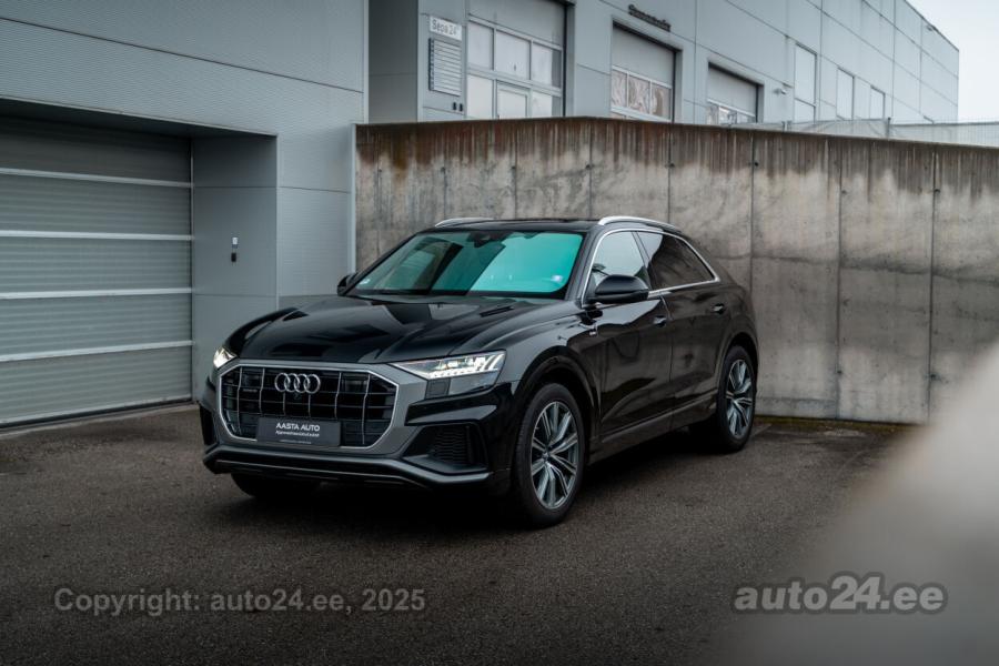 Black Audi Q8 2019 in Tartu, with an engine capacity of 3.00 L and mileage of 83 thousand km for 52900 €, photo 15 on AUTOMOTO.COM.LV