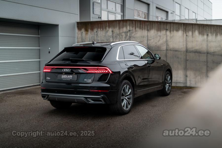 Black Audi Q8 2019 in Tartu, with an engine capacity of 3.00 L and mileage of 83 thousand km for 52900 €, photo 16 on AUTOMOTO.COM.LV