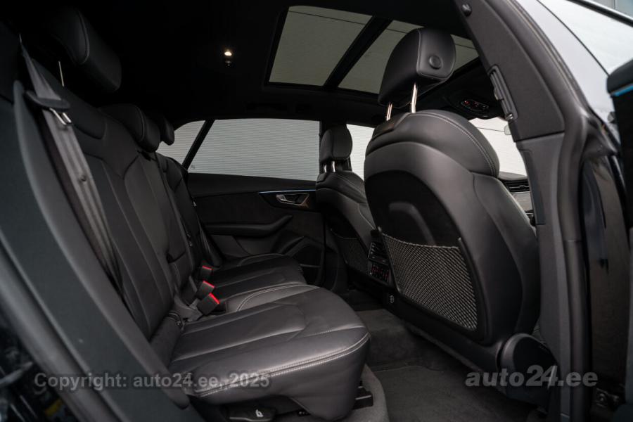 Black Audi Q8 2019 in Tartu, with an engine capacity of 3.00 L and mileage of 83 thousand km for 52900 €, photo 18 on AUTOMOTO.COM.LV