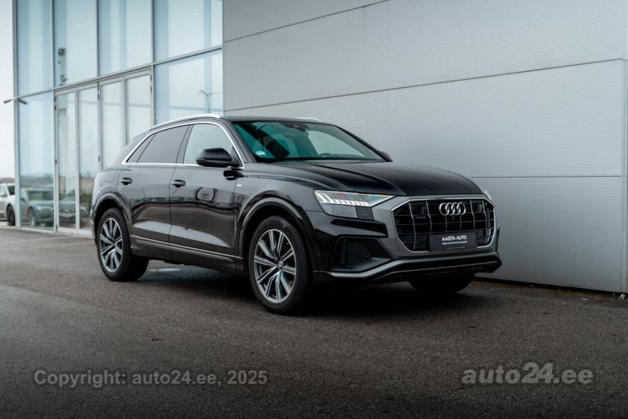 Black Audi Q8 2019 in Tartu, with an engine capacity of 3.00 L and mileage of 83 thousand km for 52900 €, photo 19 on AUTOMOTO.COM.LV