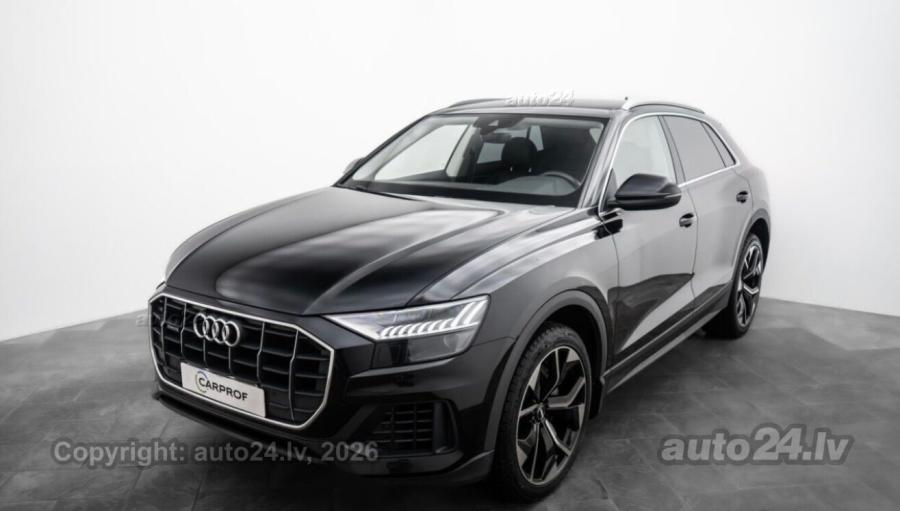 Melns Audi Q8 2019 Tallina, ar dzinēja tilpumu 3.00 L un nobraukumu 145 tūkst. km par 48800 €, foto 1 vietnē AUTOMOTO.COM.LV