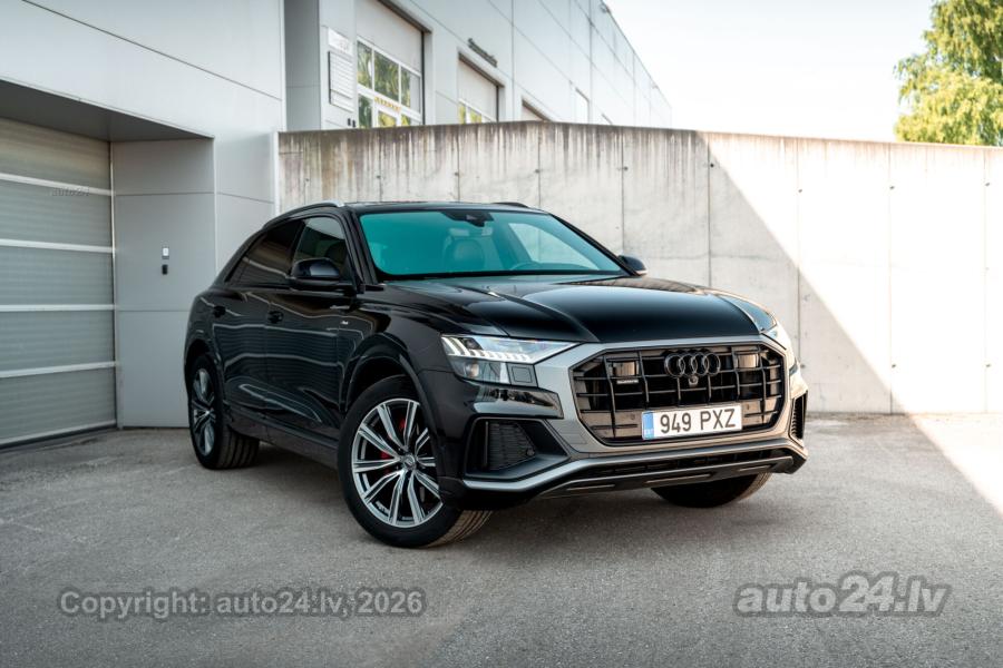 Melns Audi Q8 2019 Tartu, ar dzinēja tilpumu 3.00 L un nobraukumu 100 tūkst. km par 49900 €, foto 14 vietnē AUTOMOTO.COM.LV