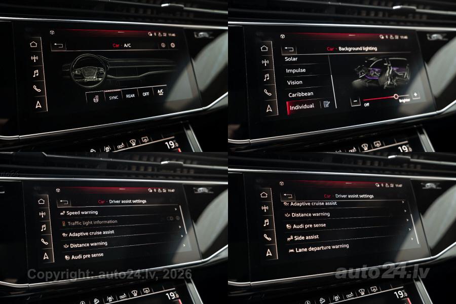 Melns Audi Q8 2019 Tartu, ar dzinēja tilpumu 3.00 L un nobraukumu 100 tūkst. km par 49900 €, foto 20 vietnē AUTOMOTO.COM.LV