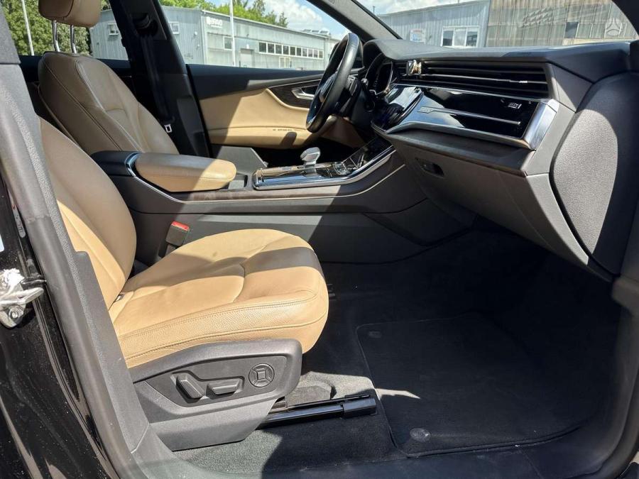 Melns Audi Q8 2021 Kauņa, ar dzinēja tilpumu 2.97 L un nobraukumu 116 tūkst. km par 49900 €, foto 15 vietnē AUTOMOTO.COM.LV