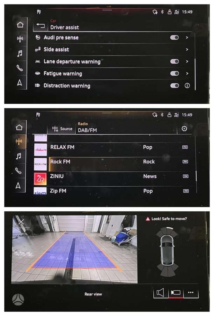 Black Audi Q8 2023 in Kaunas, with an engine capacity of 3.00 L and mileage of 51 thousand km for 67800 €, photo 13 on AUTOMOTO.COM.LV