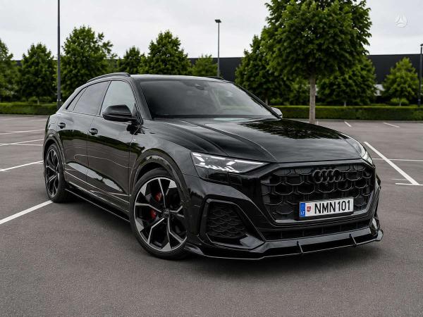 Melns Audi Q8 2025 Viļņa, ar dzinēja tilpumu 3.00 L un nobraukumu 13 tūkst. km par 98990 €, foto 1 vietnē AUTOMOTO.COM.LV